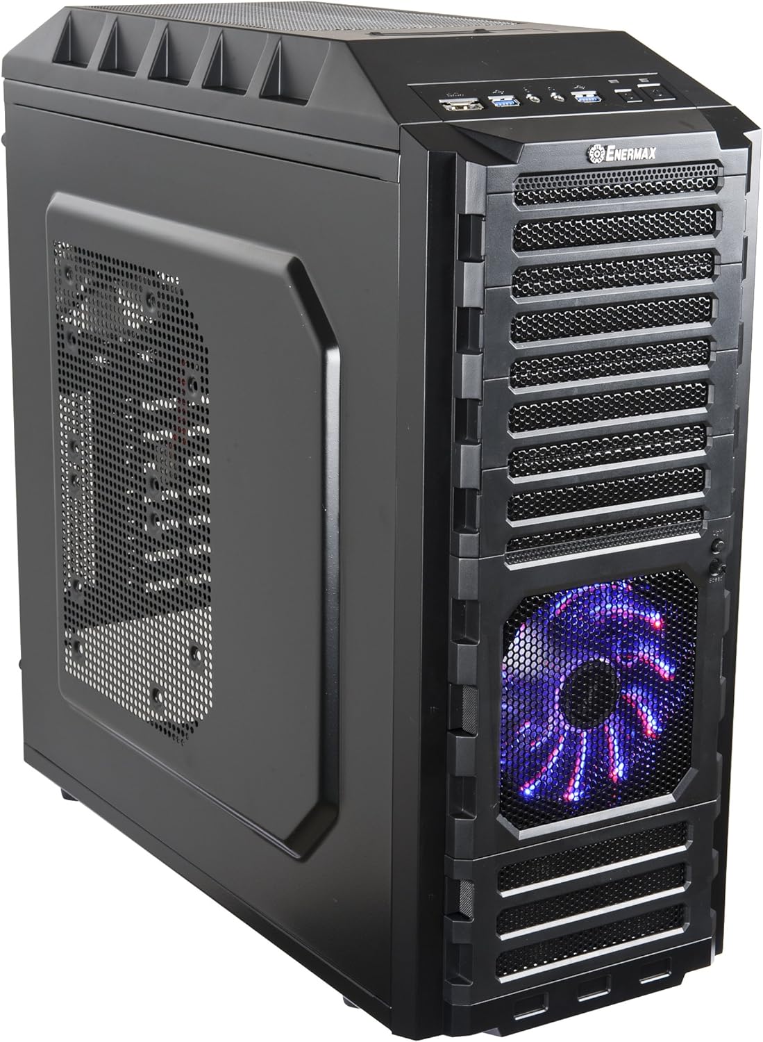Amazon.com: Enermax Hoplite SECC ATX Mid Tower Computer Case with 1 ...