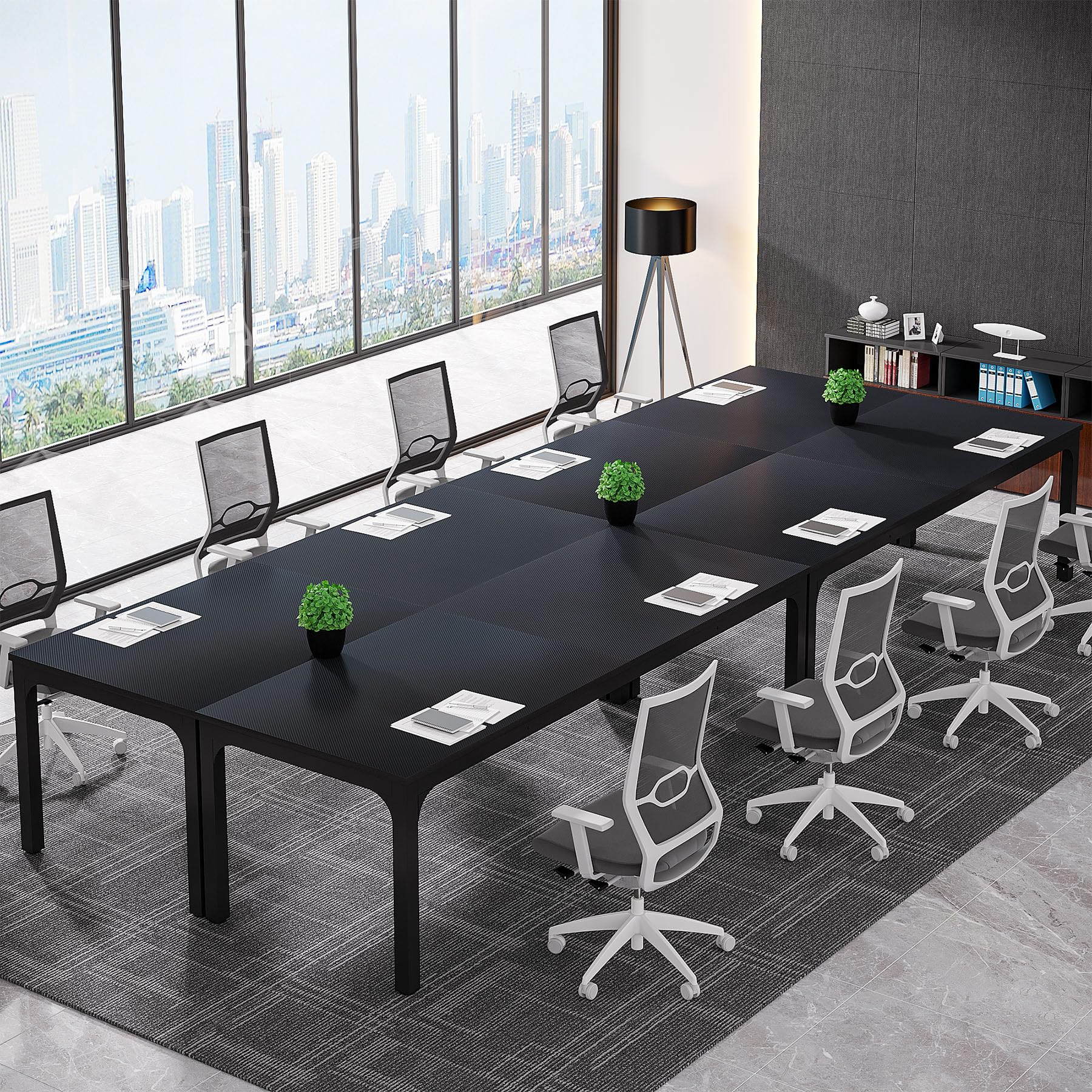 Snapklik.com : Tribesigns 13FT Conference Table,Large Rectangle Meeting ...