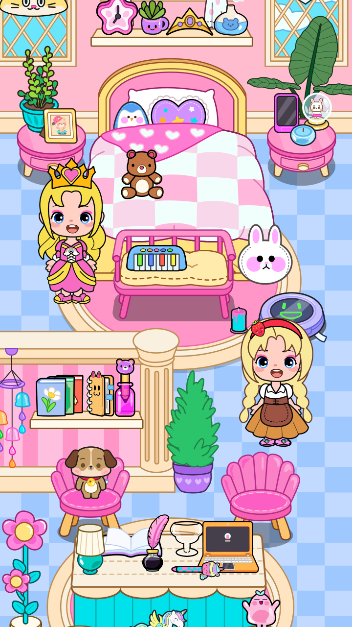 Princess Castle World - Royal Kids Kingdom Town & City Life Dollhouse ...