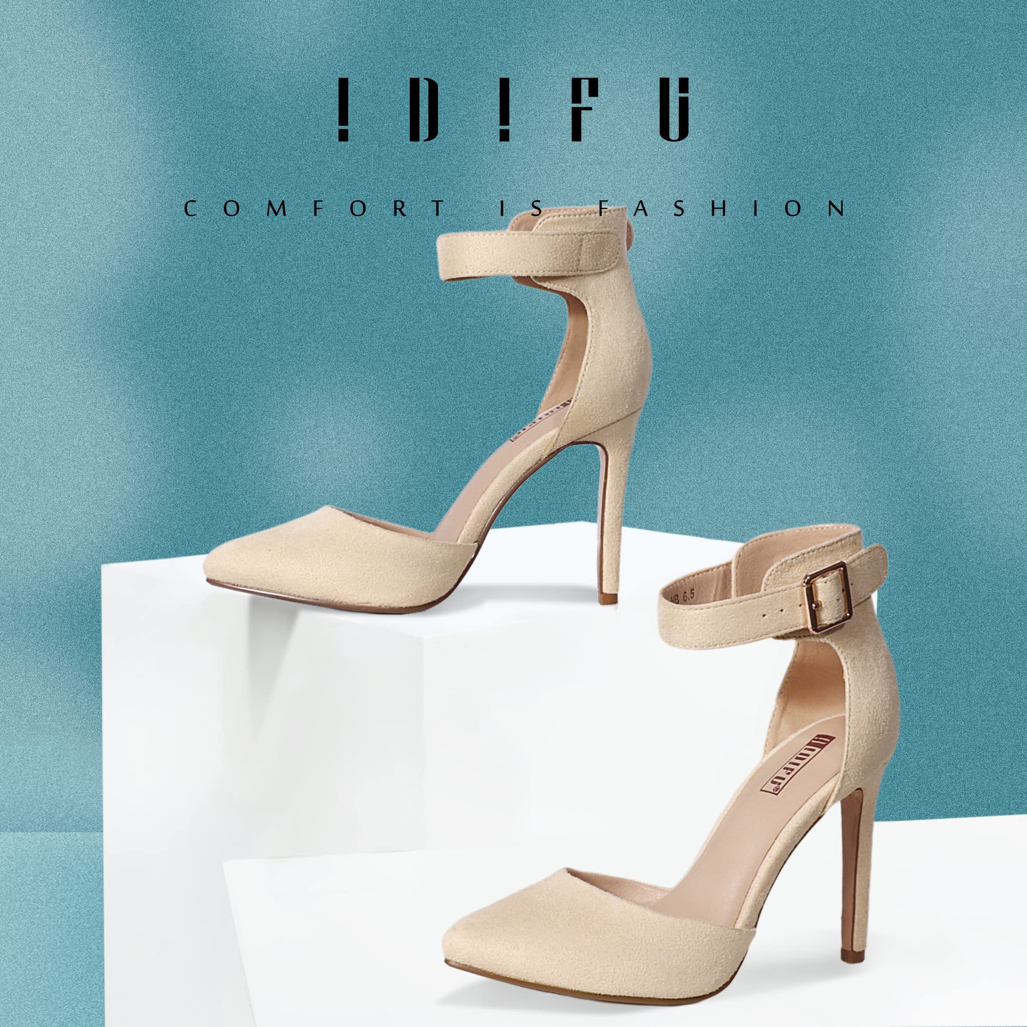 Snapklik.com : IDIFU Womens IN4 Tara Stiletto High Heels Closed Toe ...