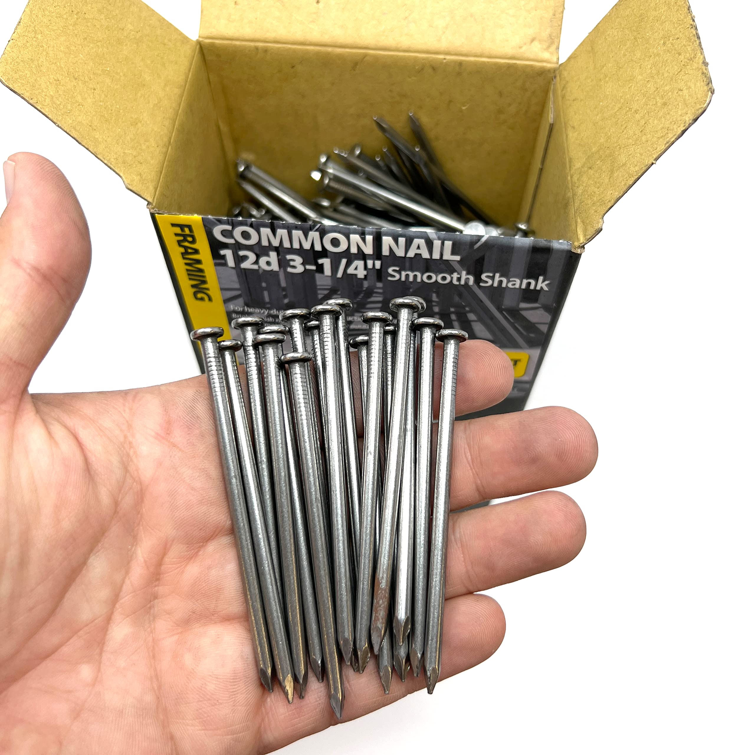 Snapklik.com : Huttig-Grip Heavy Duty Common Nail 12d 3-1/4 Inches ...