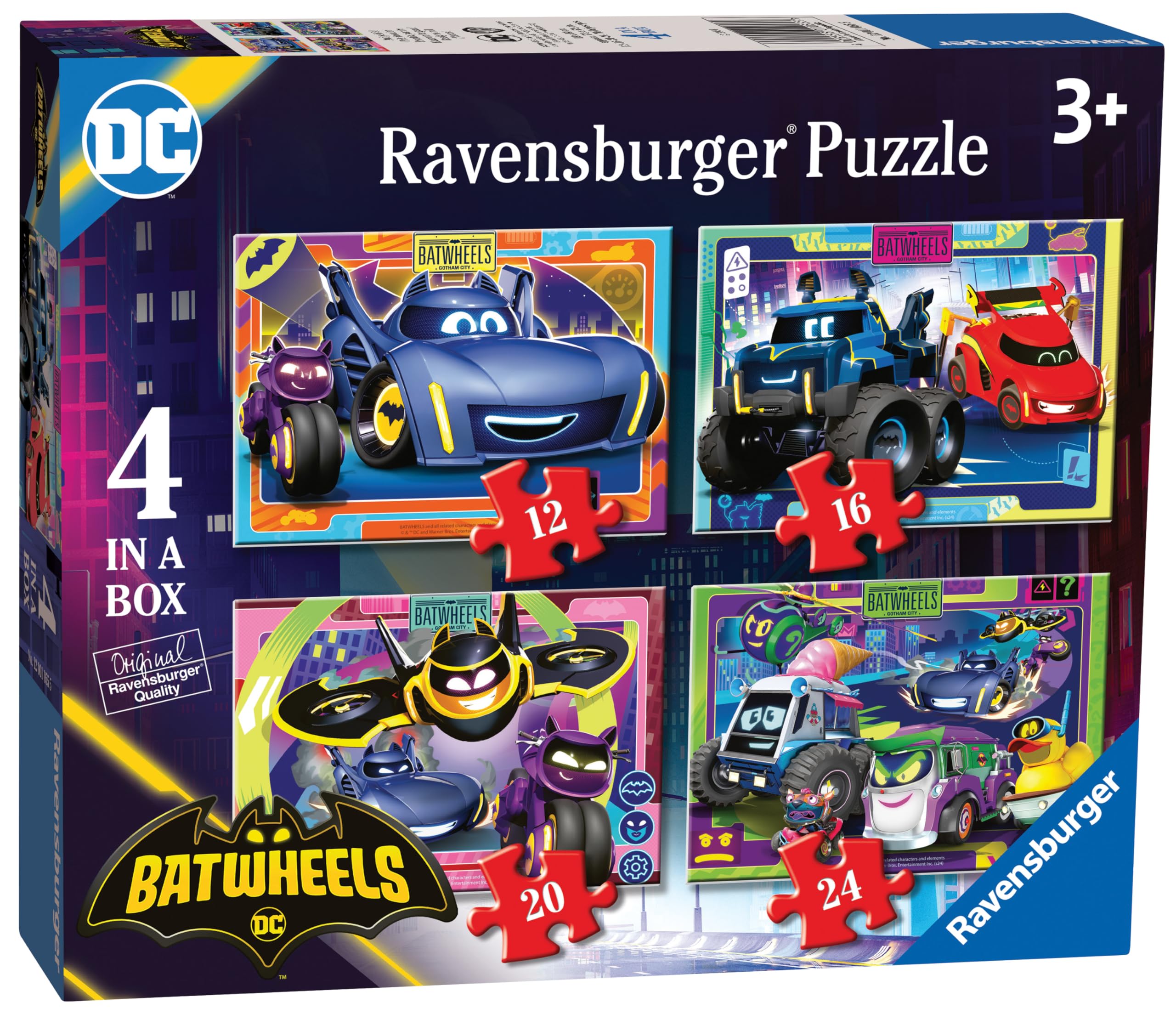 Ravensburger Batman Batwheels Jigsaw Puzzles for Kids Age 3 Years Up ...