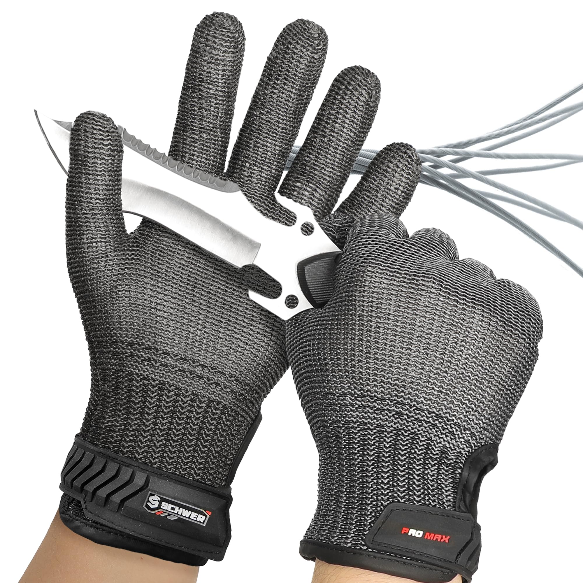 Snapklik.com : Schwer Ultimate Cut Resistant Gloves Beyond ANSI A9 ...