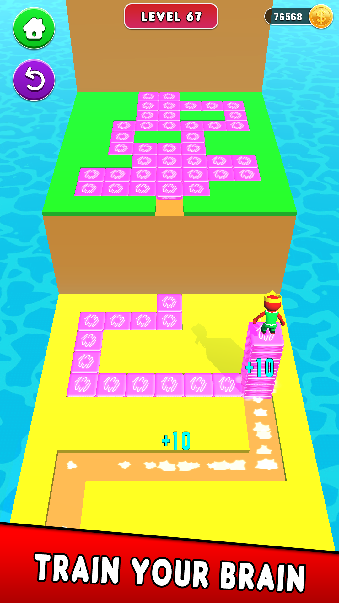 Stacky Donut Cubes Tower Dash Adventure: Stacked Donut Tiles Bridge ...