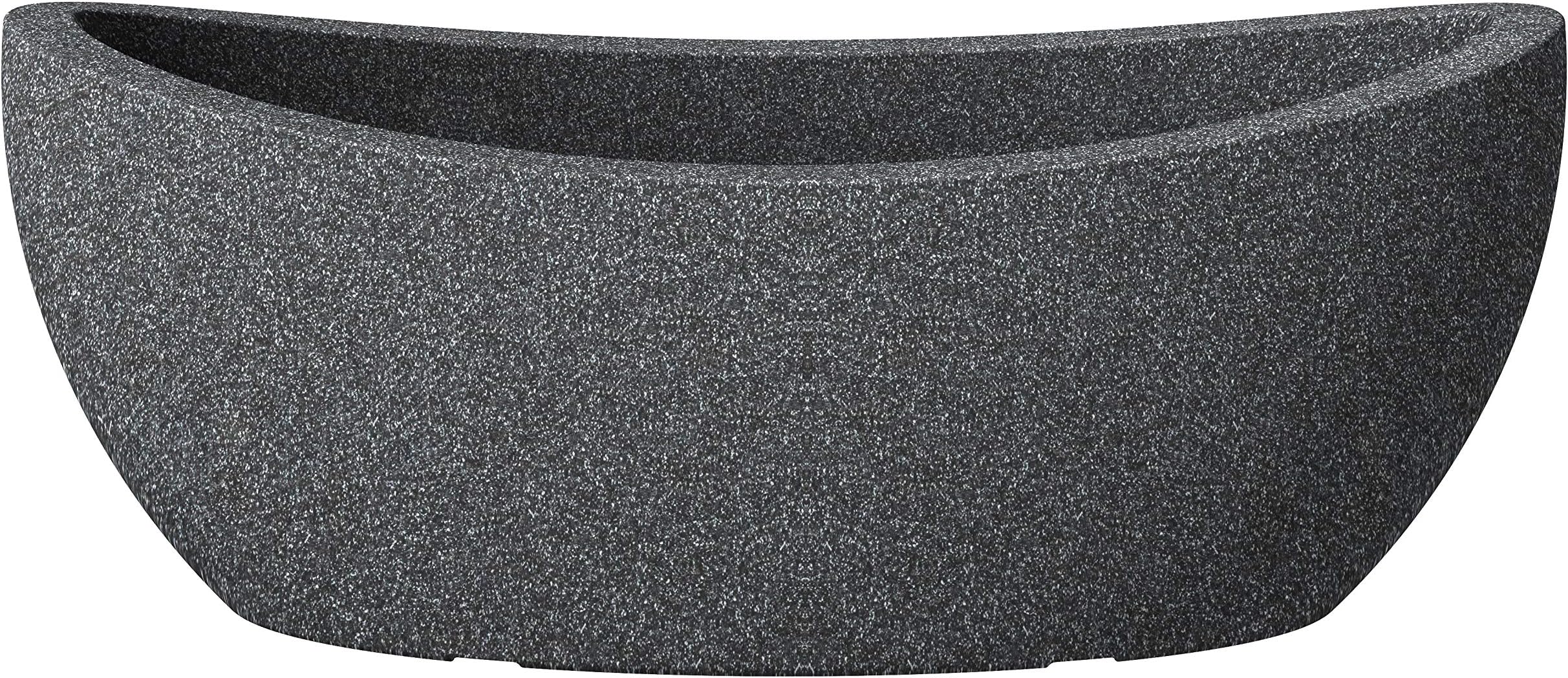 Scheurich Wave Globe, Planter made of Plastic, Black-Granite, 30 cm ...