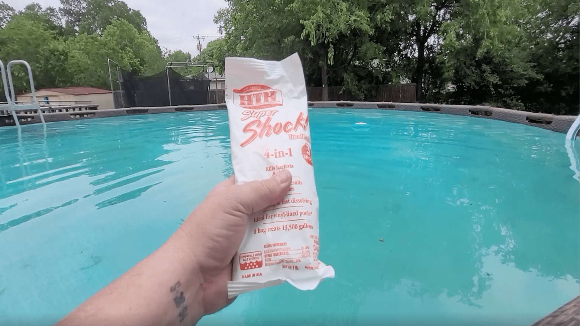 Watch How to use SUPER shock above ground pool treatment on Amazon Live