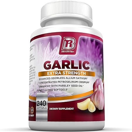 Amazon.com: Nutricost Garlic 1000mg, 240 Softgels - Premium, High ...
