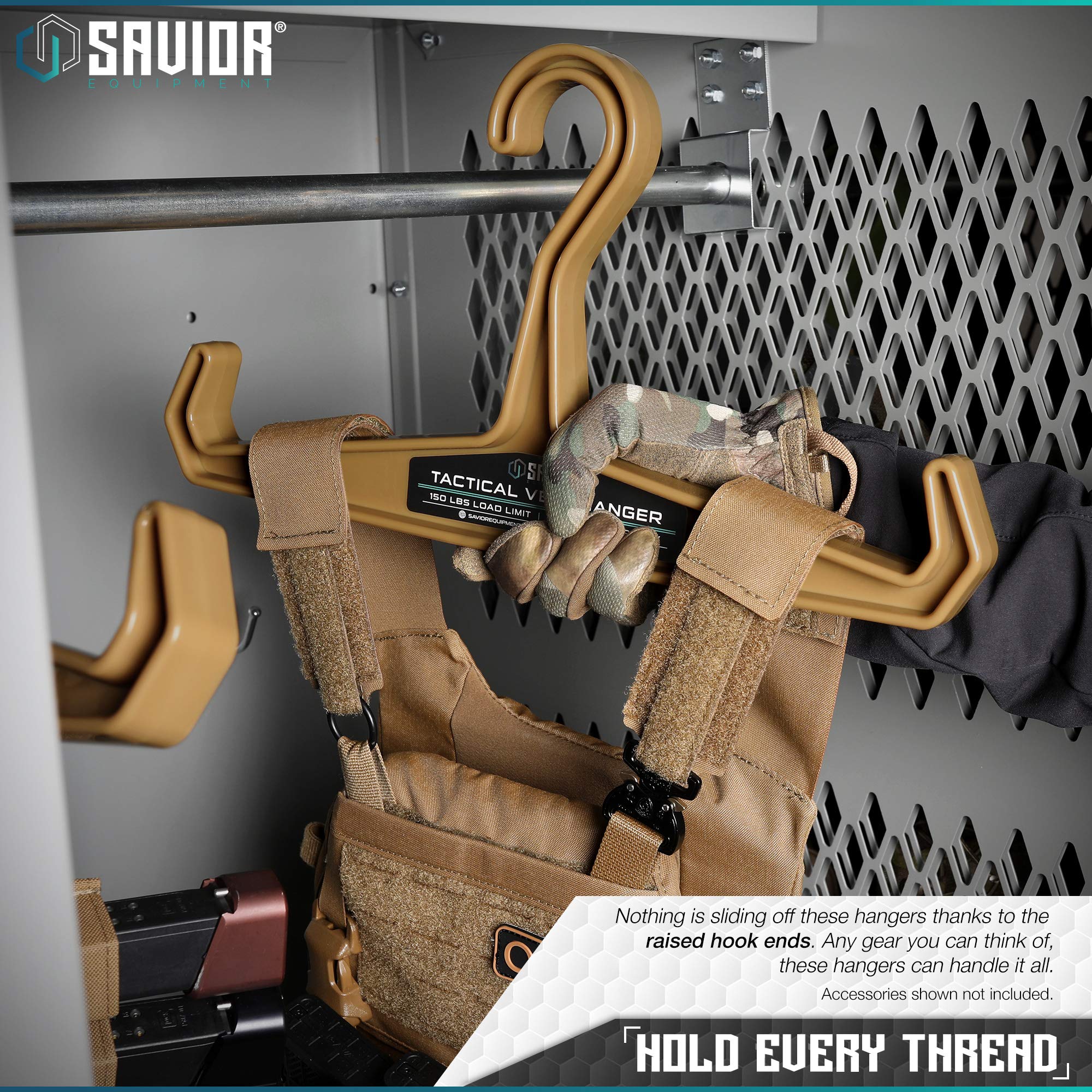 Snapklik.com : Savior Equipment Multi-Purpose Heavy Duty Hanger 2-Pack