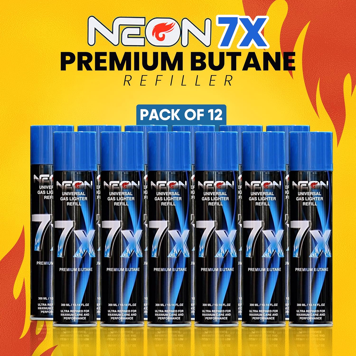 Amazon.com: Generic NEON 7X Premium Butane Refiller - Ultra Refined ...