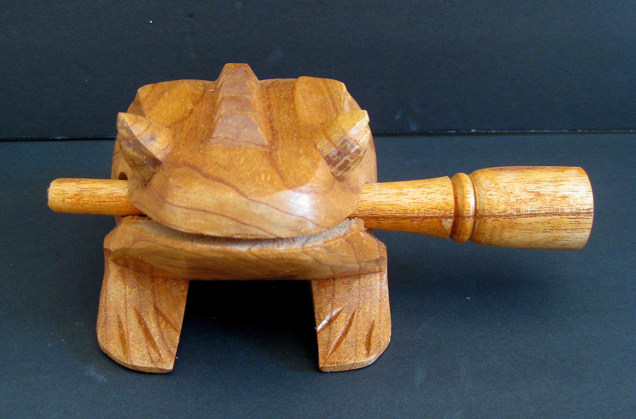 Amazon.com: Large Croaking Frog Guiro Rasp Croaking Frog Musical ...