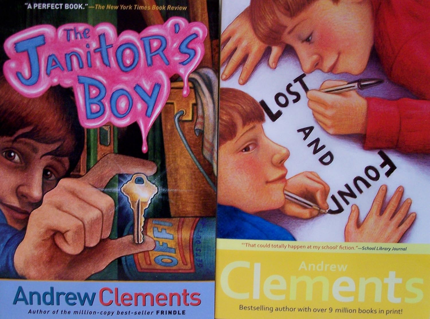 The Janitor's Boy & Lost and Found - 2 Book: Andrew Clements ...