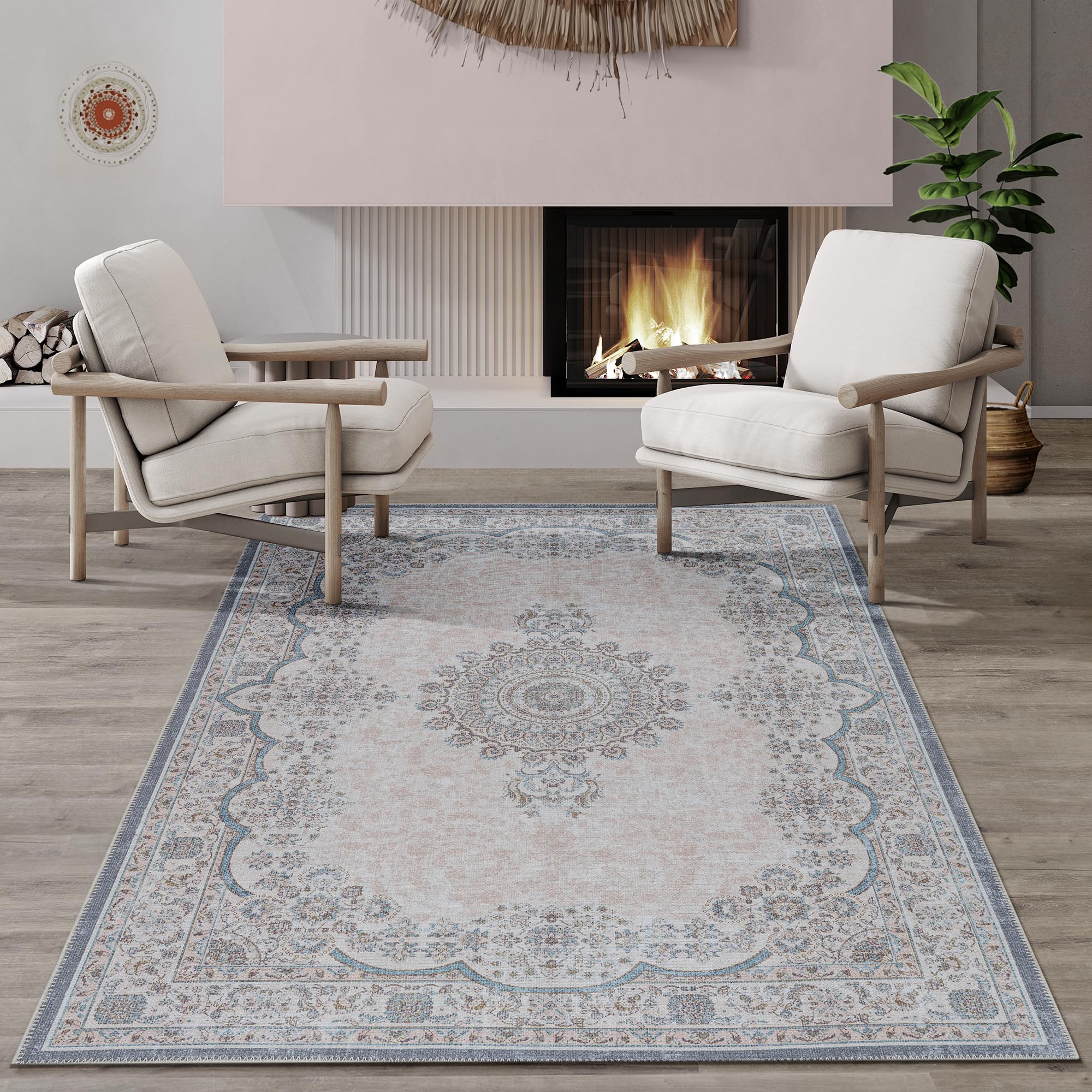 Snapklik.com : Adiva Rugs Machine Washable 9x12 Area Rug