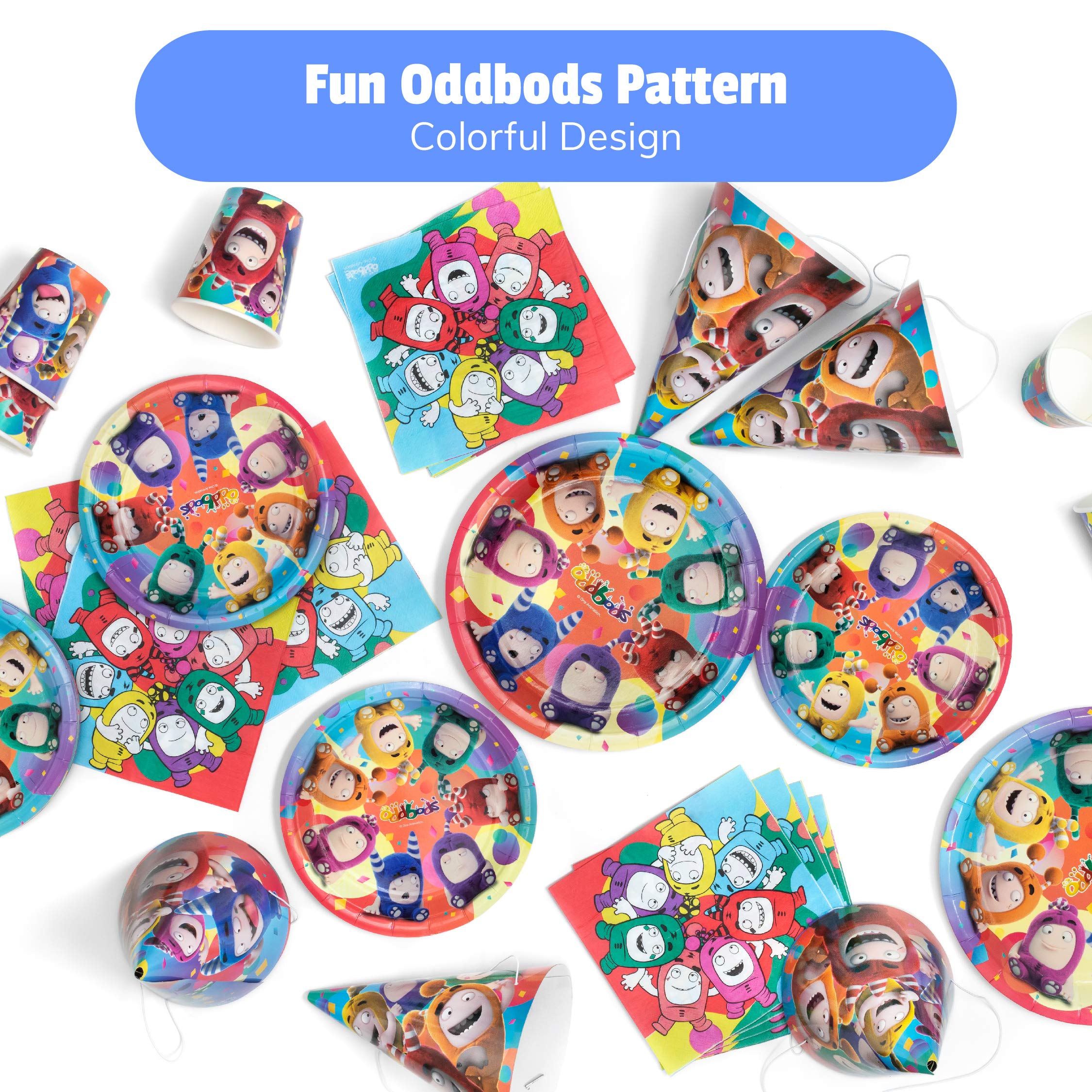 Buy Oddbods Theme Kids Birthday Party Supplies Decorations Set With buy-oddbods-theme-kids-birthday-party-supplies-decorations-set-with