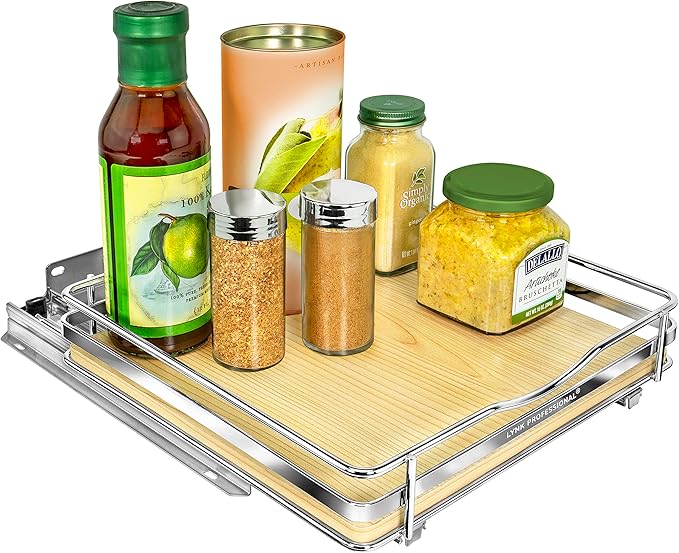 Amazon.com: LYNK PROFESSIONAL® Élite™ Pull Out Spice Rack Organizer for ...