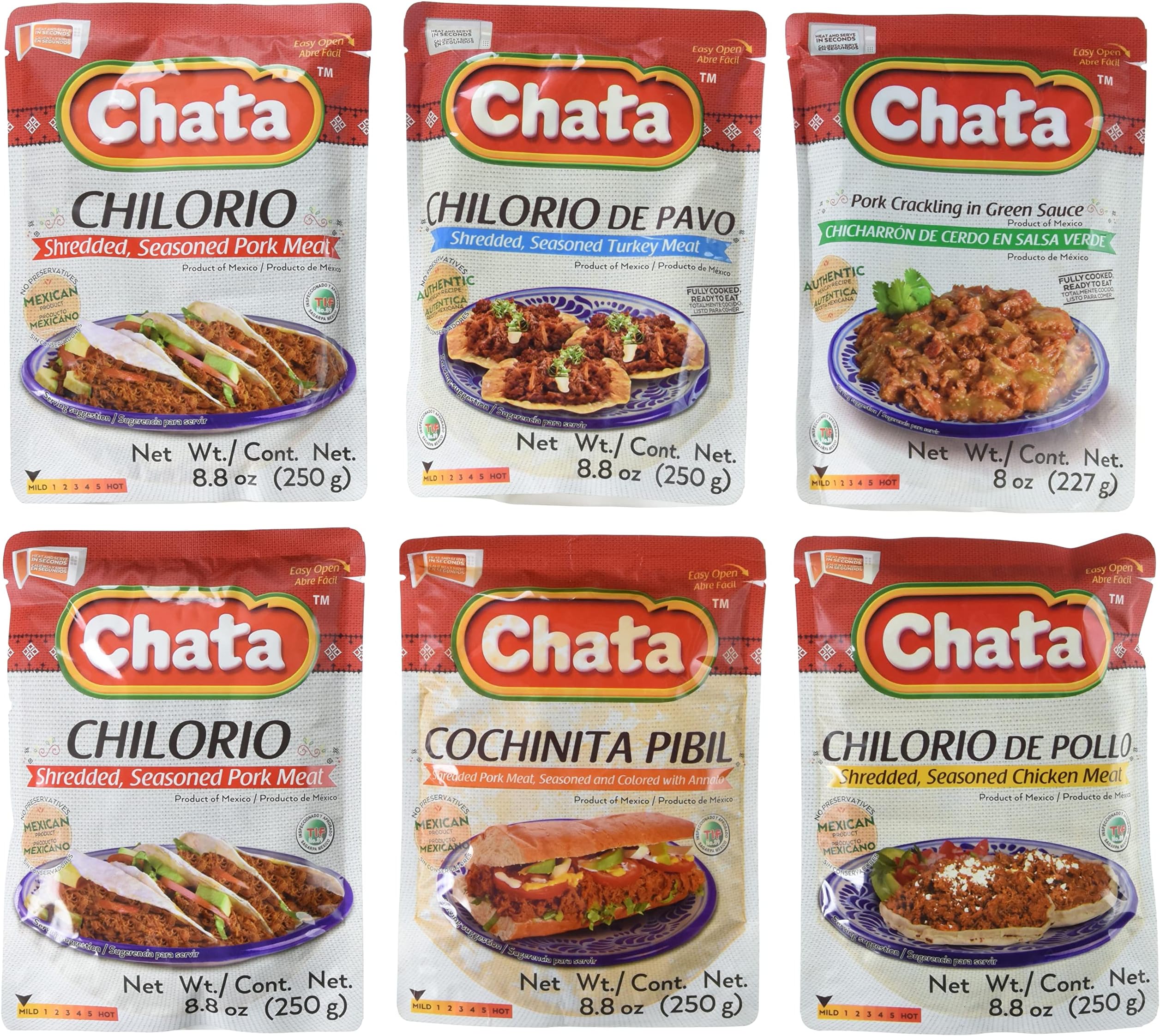 Amazon.com: Chata Turkey Chilorio Seasoned Shredded Turkey Chilorio de ...
