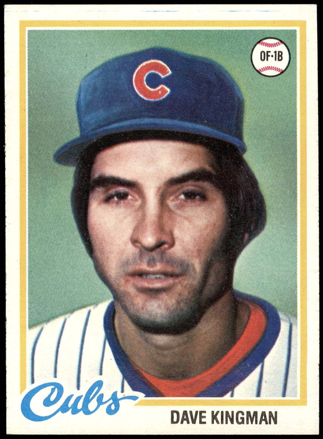 Amazon.com: 1978 Topps # 570 Dave Kingman Chicago Cubs (Baseball Card ...