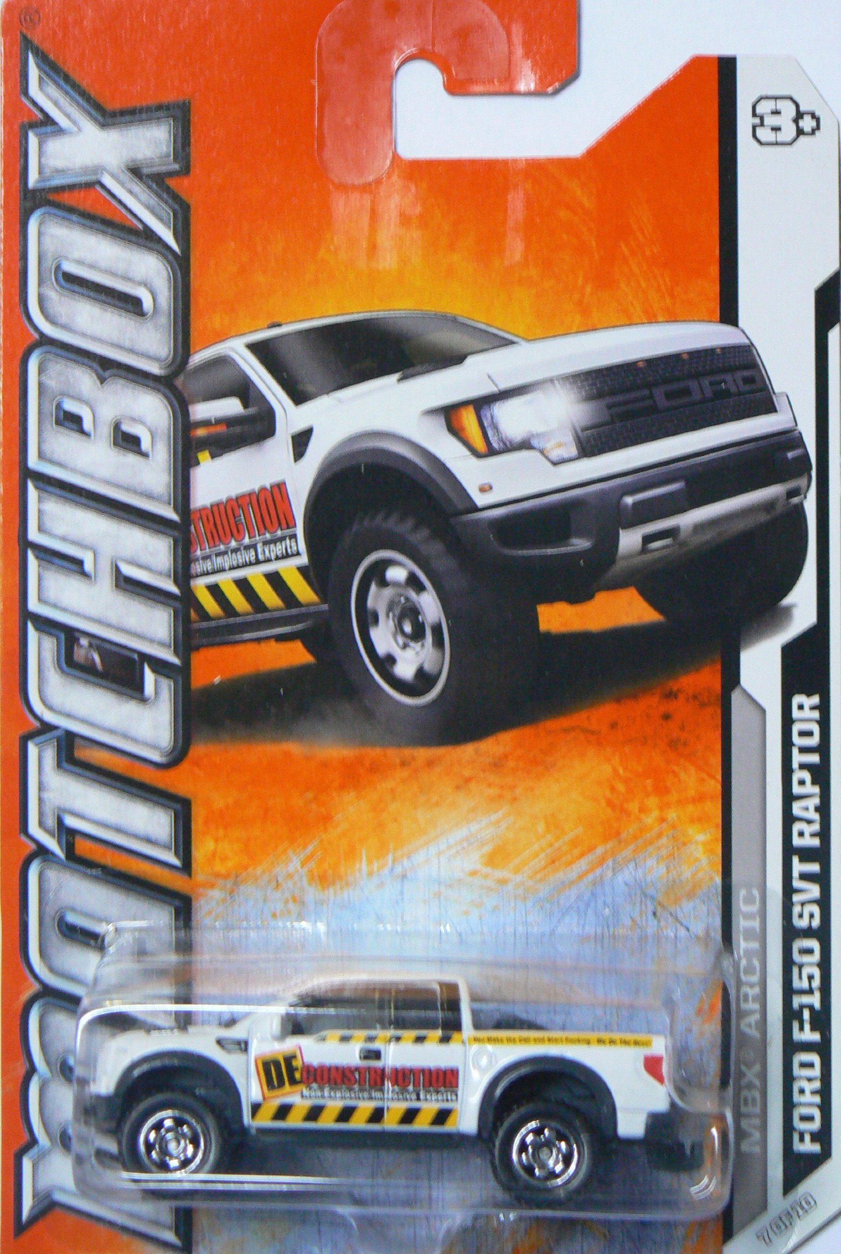Matchbox MBX Arctic Ford F-150 SVT Raptor White #77/120 by Mattel ...
