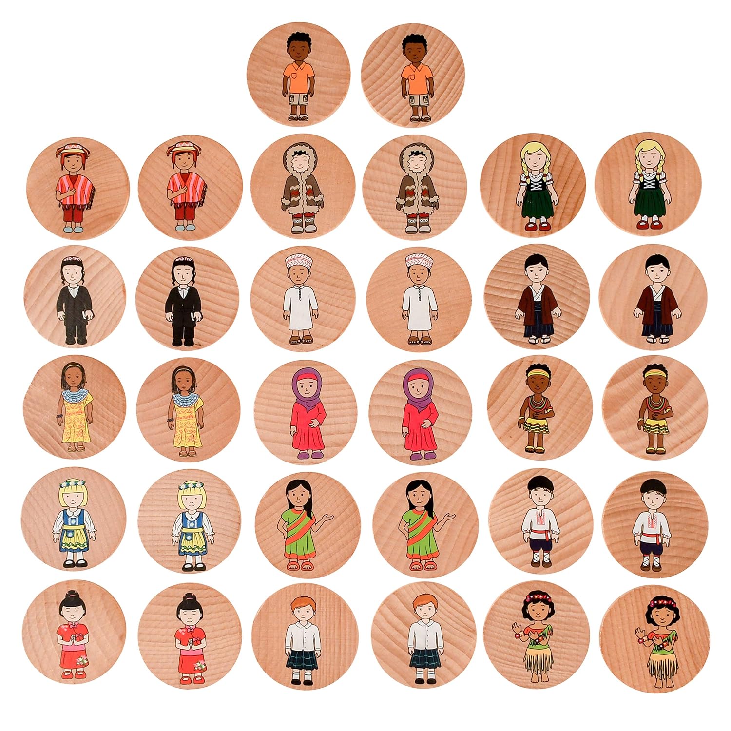 Amazon.com: THE FRECKLED FROG Matching Pairs - Children of The World ...