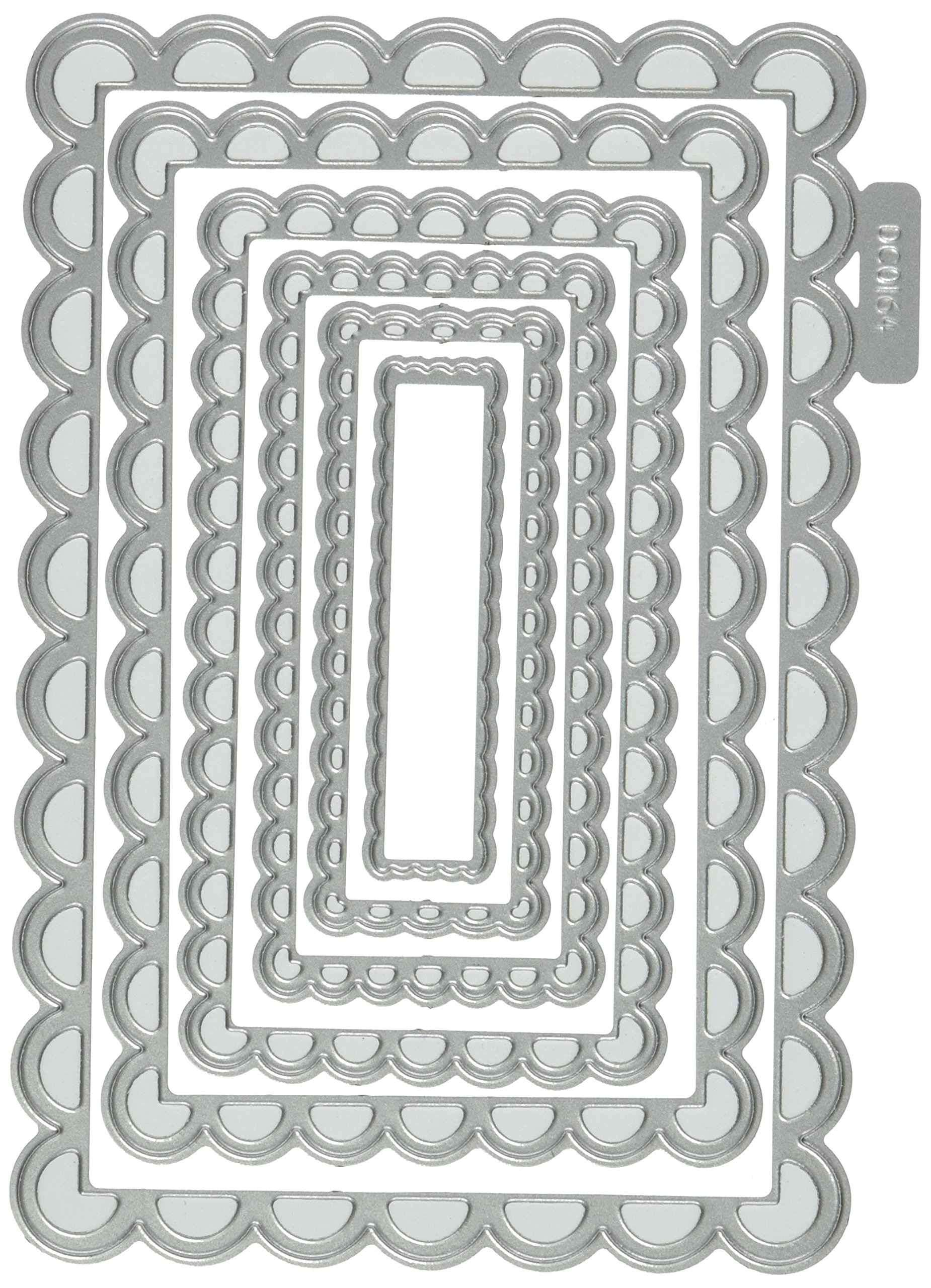 Amazon.com: QuicKutz We R Memory Keepers Nesting Lace Rectangles Cookie Cutter Die