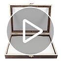 Amazon.com - Cabilock Wooden Display Case Wooden Collection Box with ...