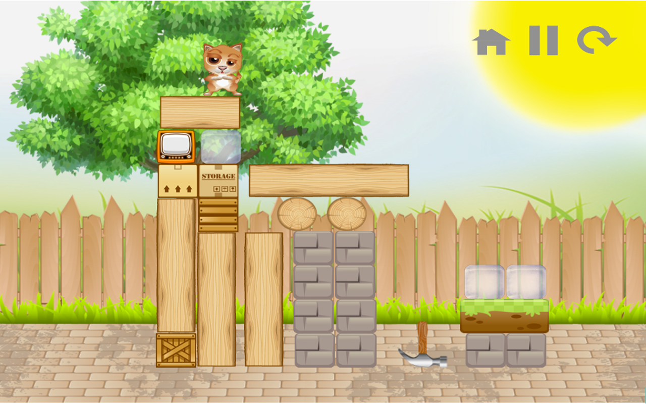 Kitty Cat Drop Rescue Physics Puzzle Logic Game - App on Amazon Appstore