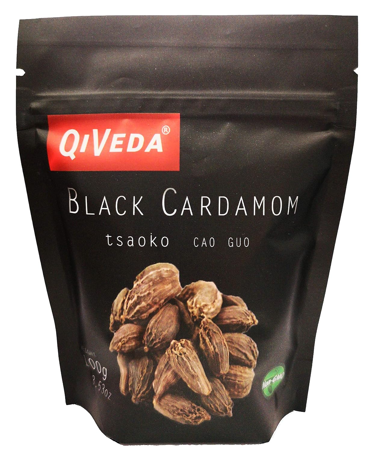 Amazon.com : QiVeda Chinese Black Cardamom Pods, Smokey and Dried (Tsao ...