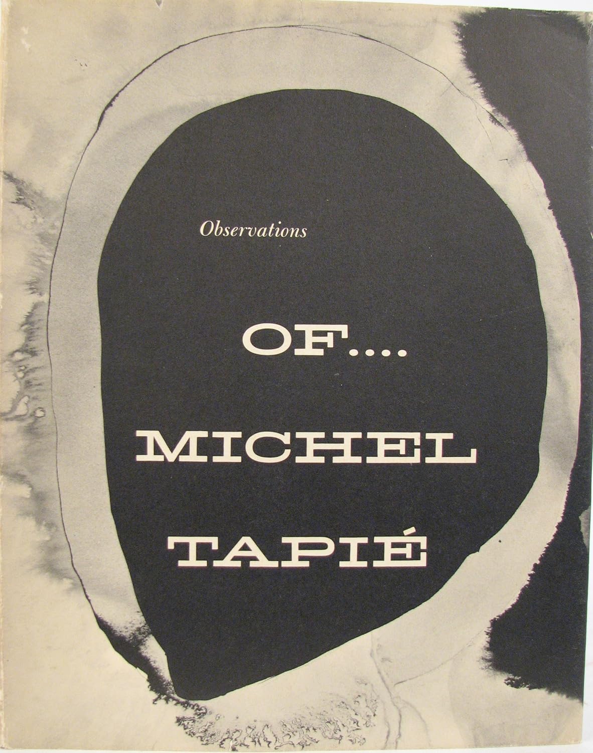 Observations Of Michel Tapie.: Amazon.co.uk: Tapie, Michel; Edited by ...