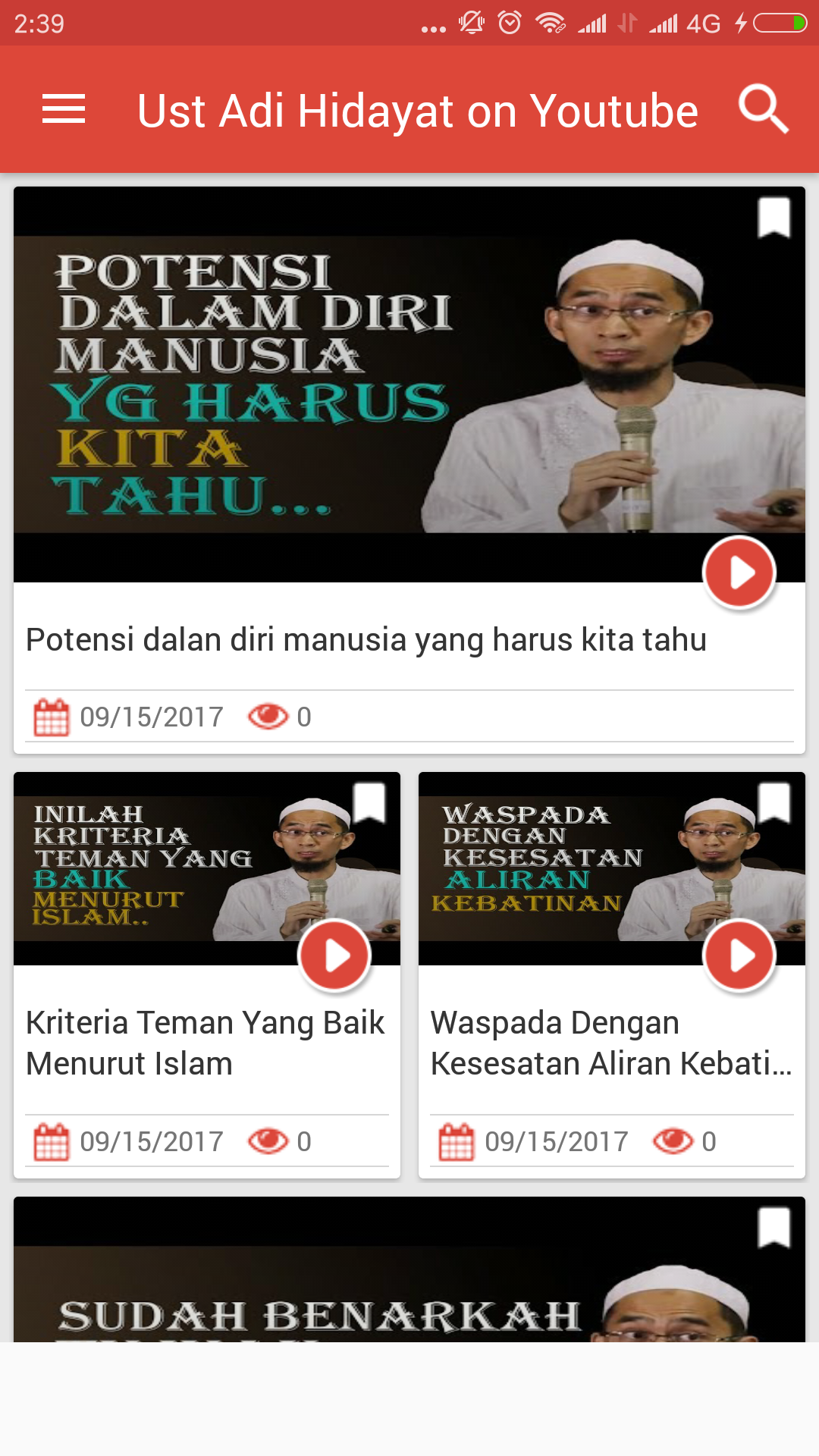 Ust Adi Hidayat on Youtube - App on Amazon Appstore