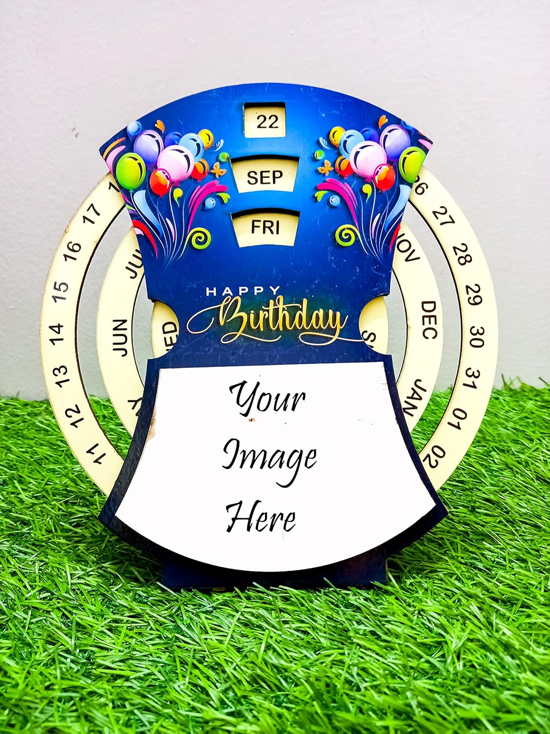 LALA HATHRASI Customized Photo Calendar Frames, Photo Frames Wooden ...