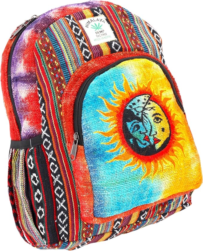 Amazon.com | Unique design Sun and Moon Embroidered Himalaya Hemp ...