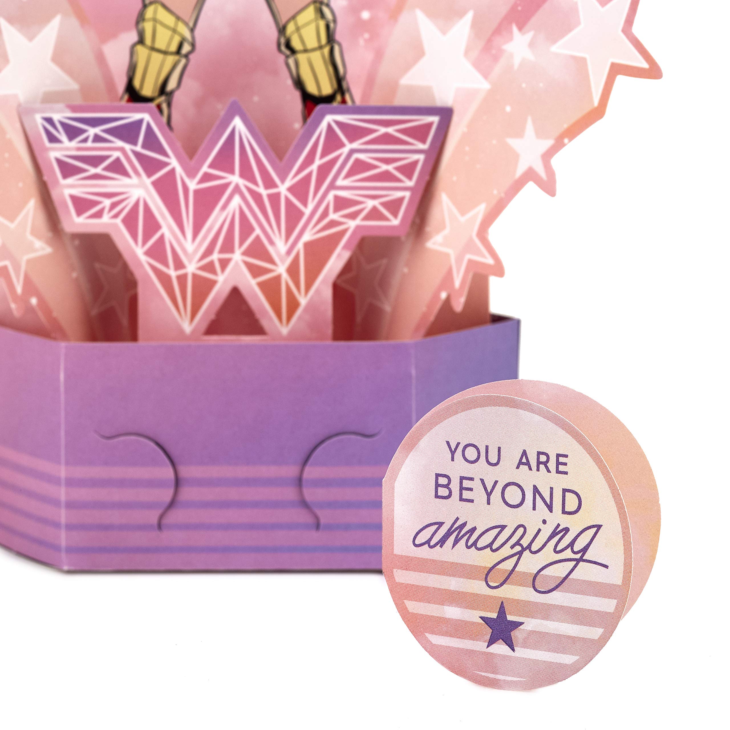 Buy Hallmark Wonder Woman Paper Wonder Pop Up Musical Birthday Card ...