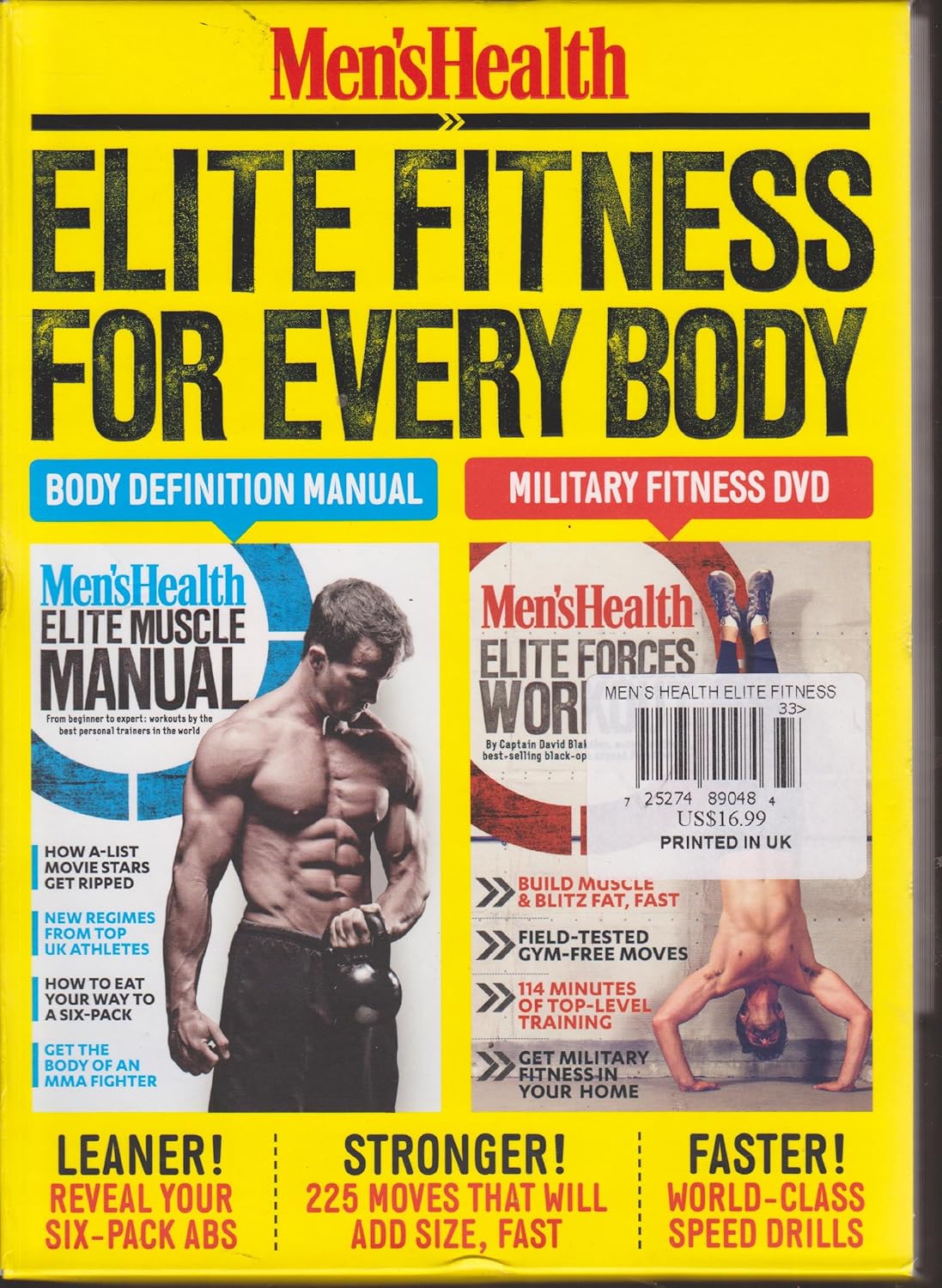 Men's Health Elite Fitness For Every Body Manual & DVD Set: Amazon.com ...