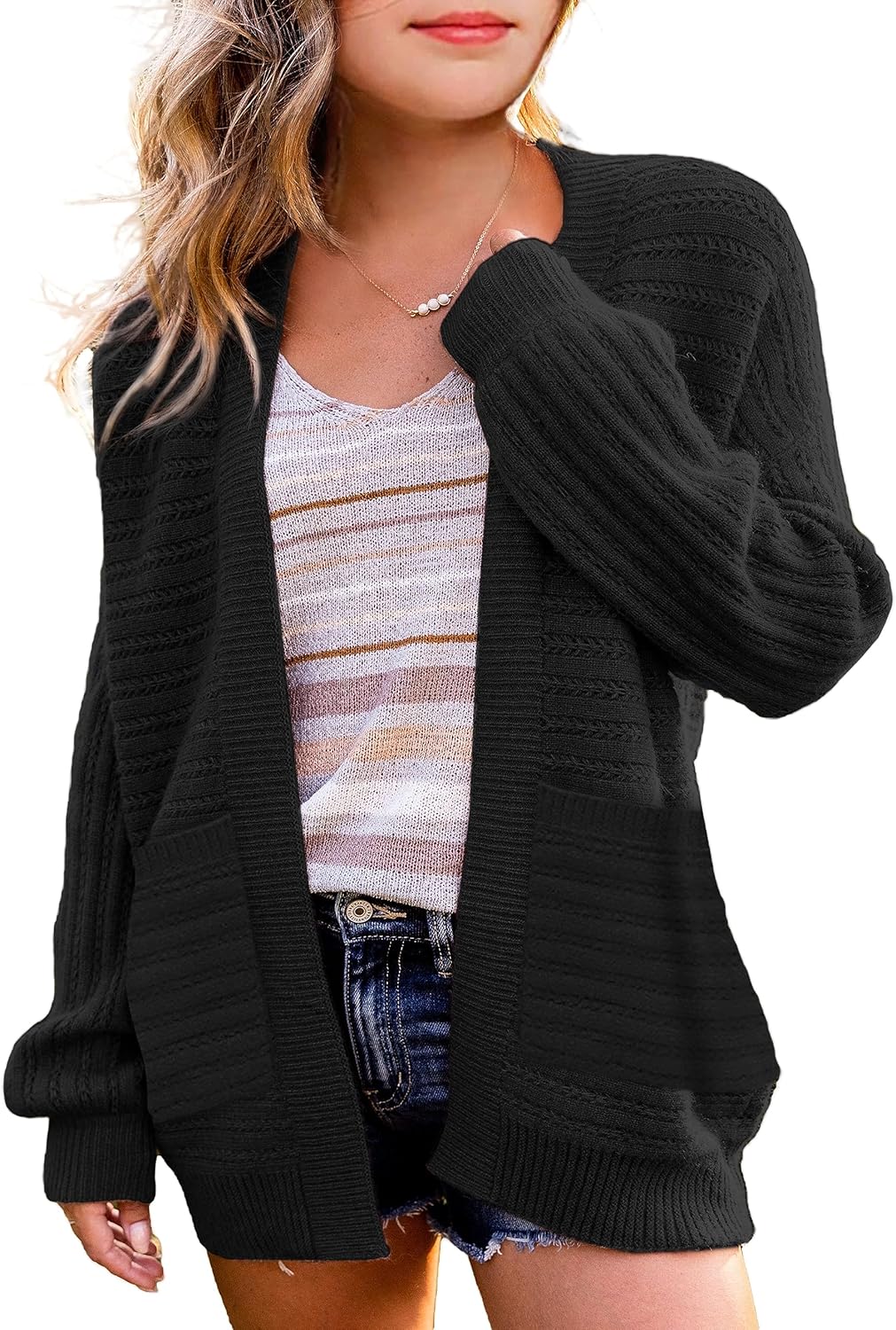 Amazon.com: LAVASEON Girls Cardigan Cute Tops for Teen Girls Size 9-14 ...