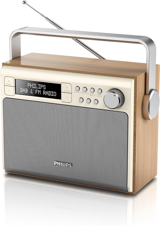 Philips AE5020 Portable Radio with DAB+ (Digital UKW, Battery and Mains ...