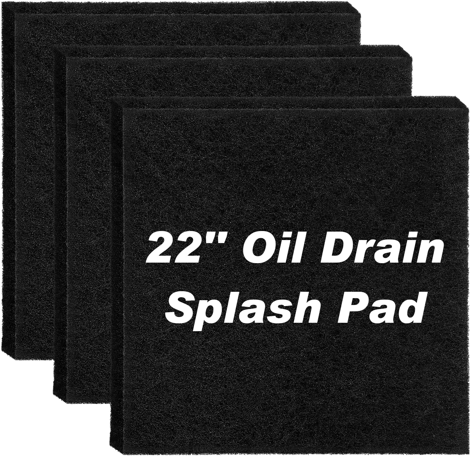 Amazon.com: Dilsuaco 3 Pcs 22'' Oil Drain Splash Pad, Heat-Resistant ...