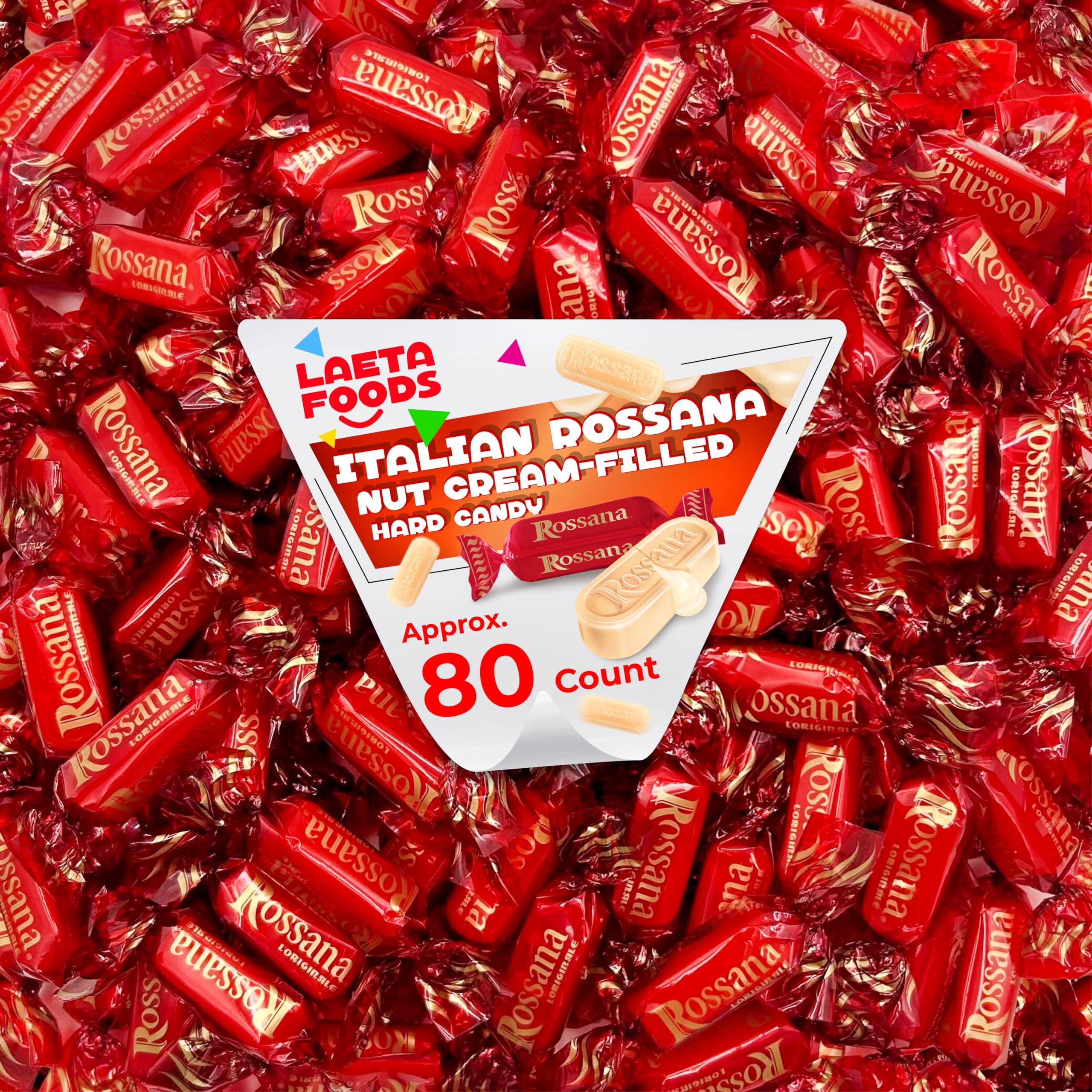 Amazon.com : Fida Rossana Italian Nut Cream-Filled Hard Candy | 1 Pound ...