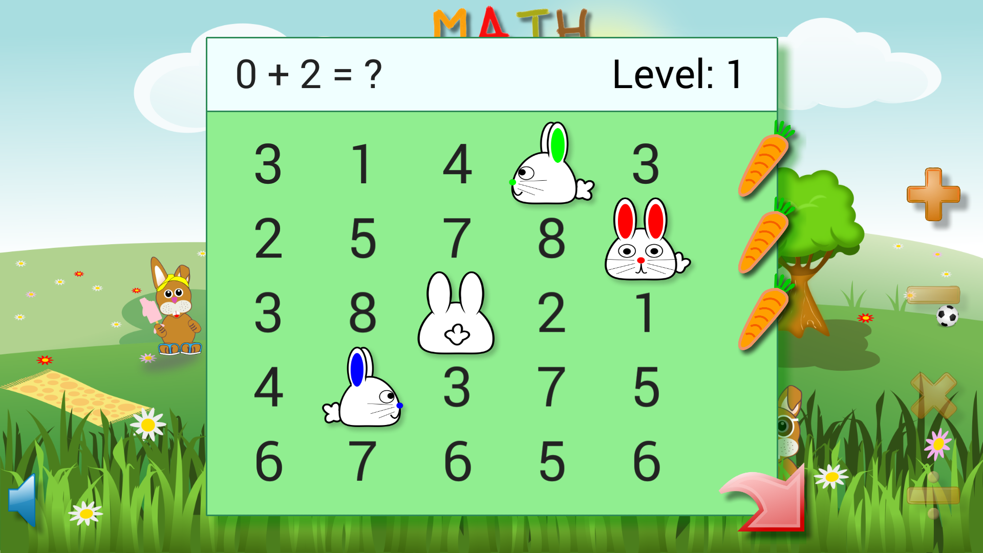 Bunny Math Bingo - App on the Amazon Appstore