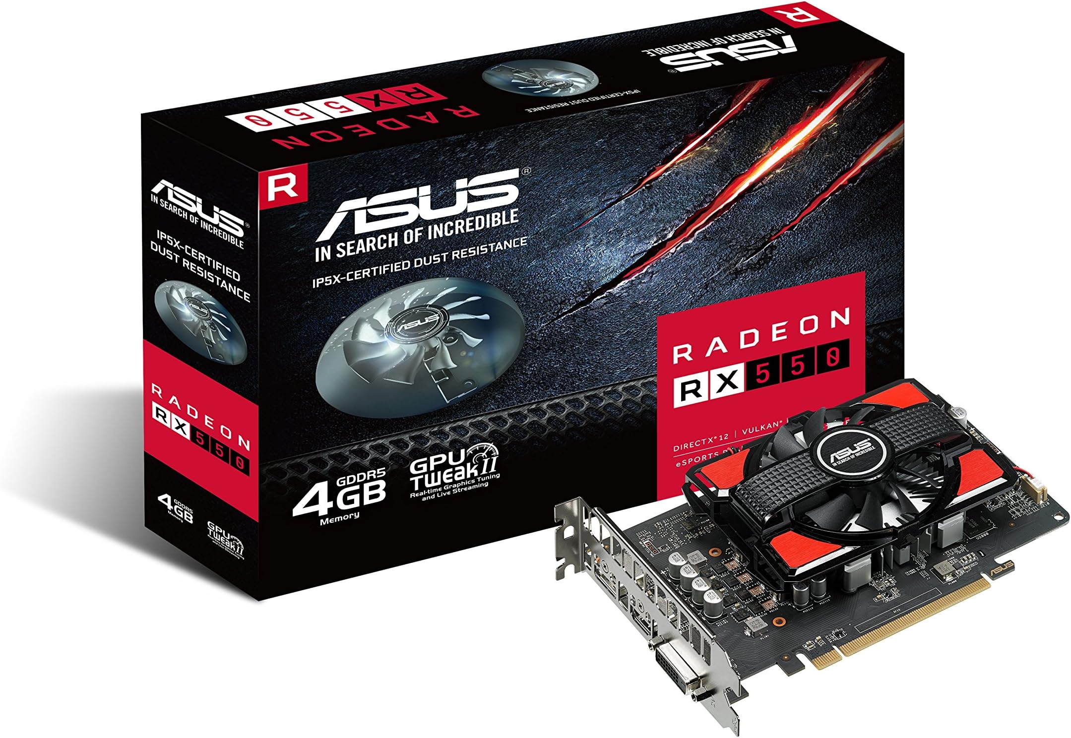 Amazon.in: Buy ASUS Radeon 4G GDDR5 Graphics-Cards RX 550 Online at Low ...