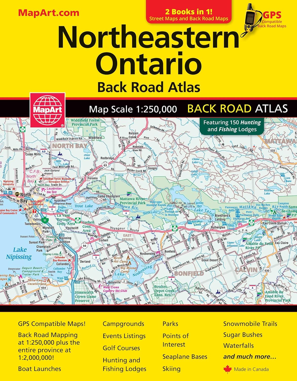 Northeastern Ontario Back Road Atlas: MapArt, MapArt, MapArt ...