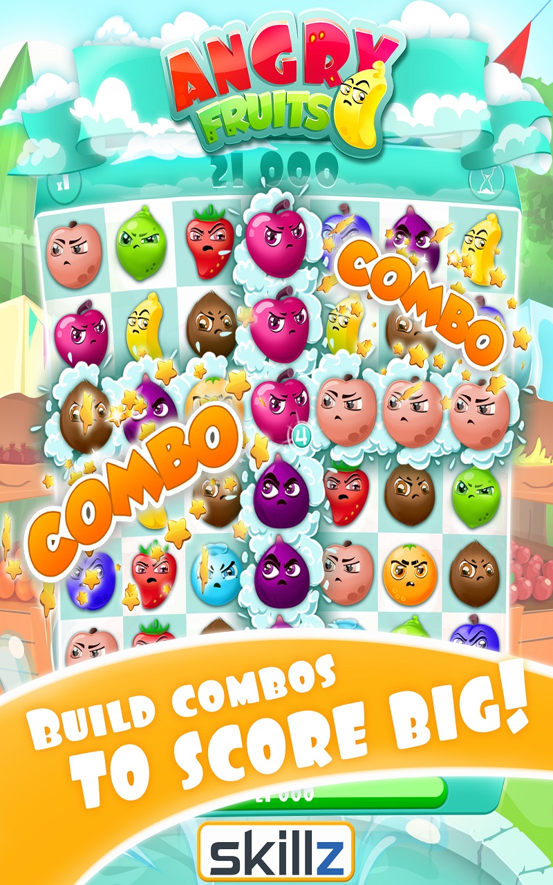 Angry Fruits 1 VS 1 Puzzle : Real Money Gaming - App on Amazon Appstore