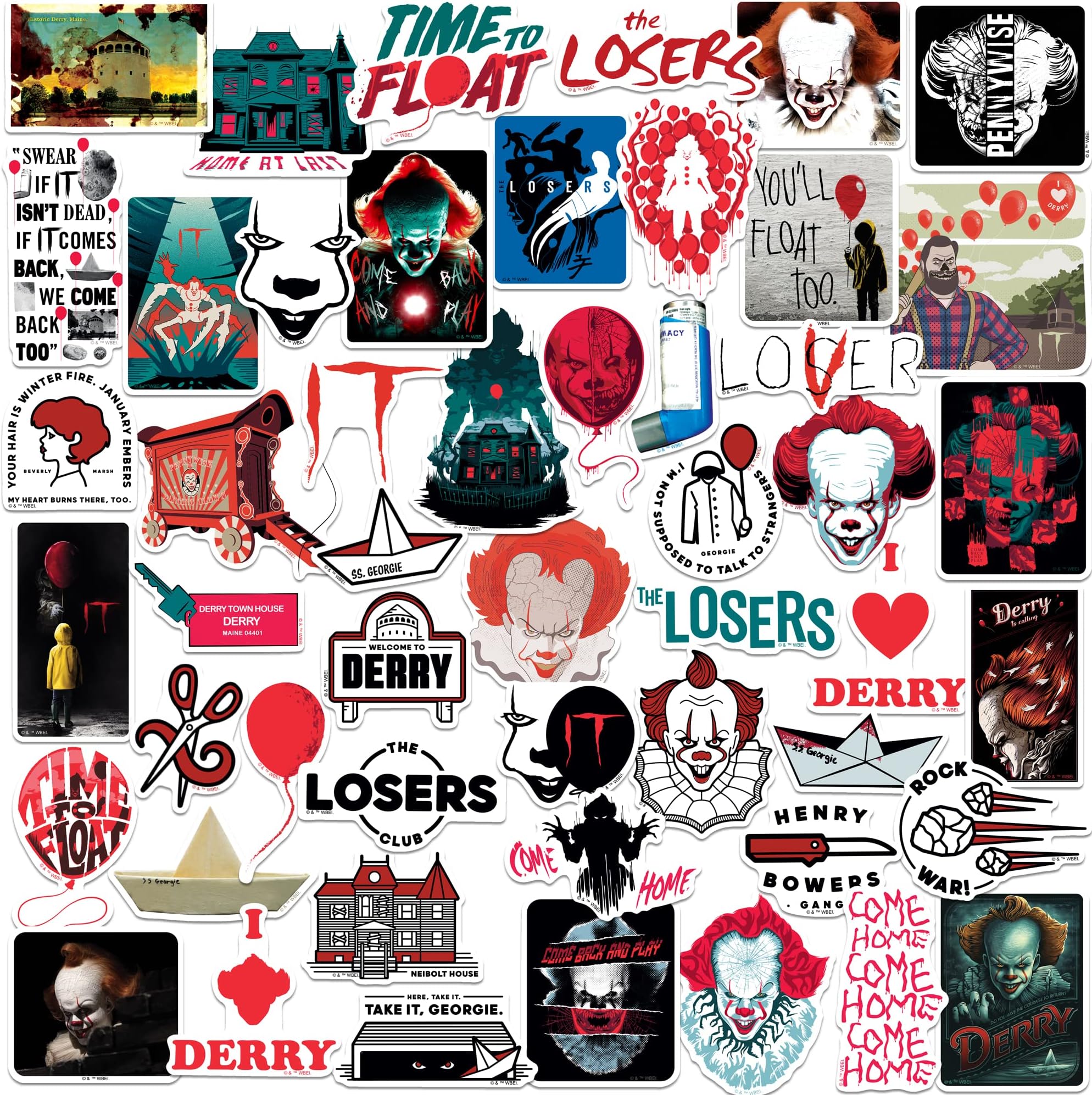 Amazon.com: 100 Pack Pirate Stickers, Pirate Party Favors Decorations ...