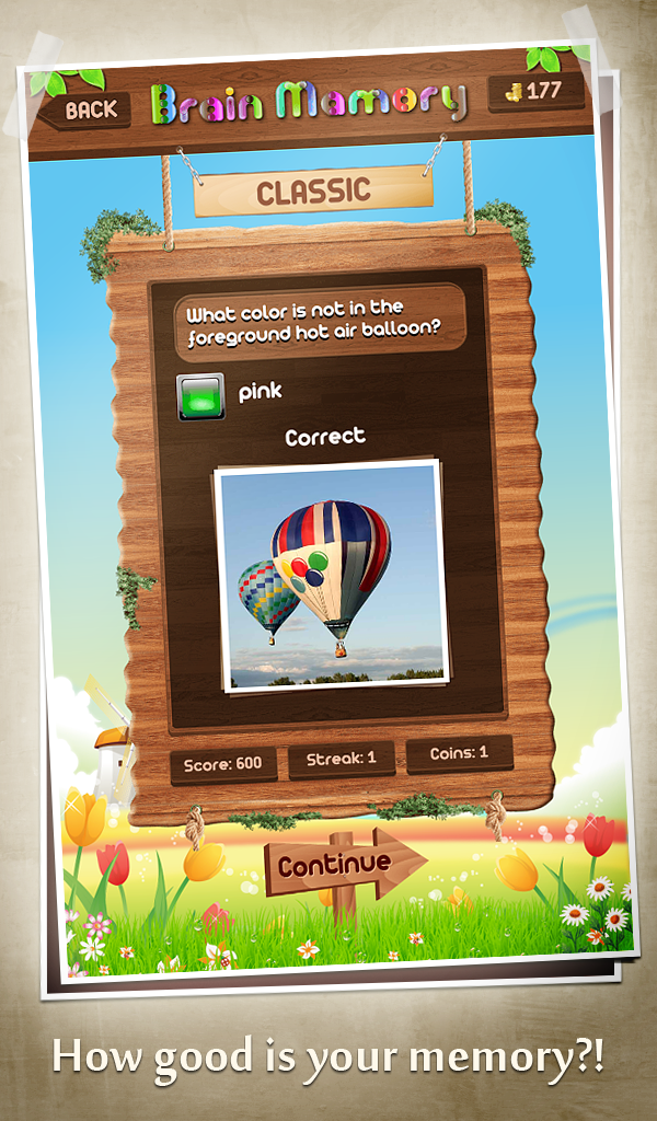 Brain Memory Quiz 2 - A Fun Memory Test Game - App on Amazon Appstore