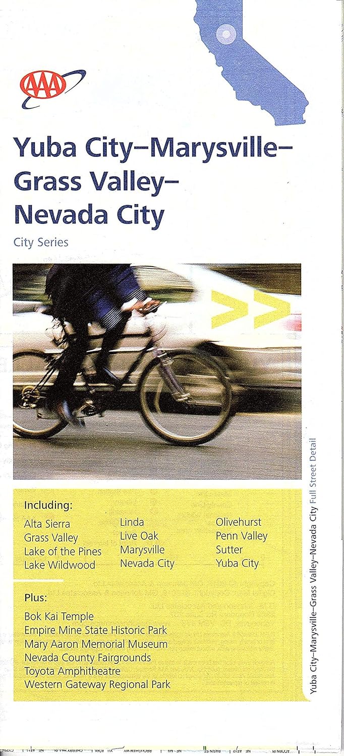 AAA City Series Yuba City - Marysville [Map]: California State ...