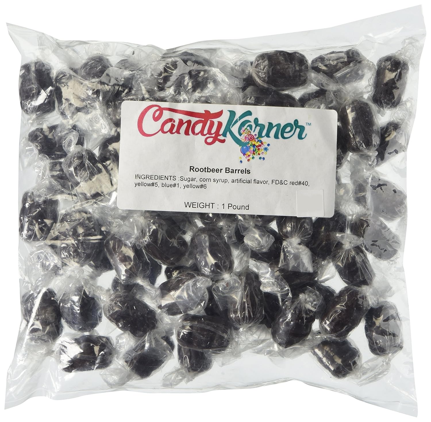 Amazon.com : Candy Root Beer Barrels, 1 Lb. Bag : Gummy Candy : Grocery ...