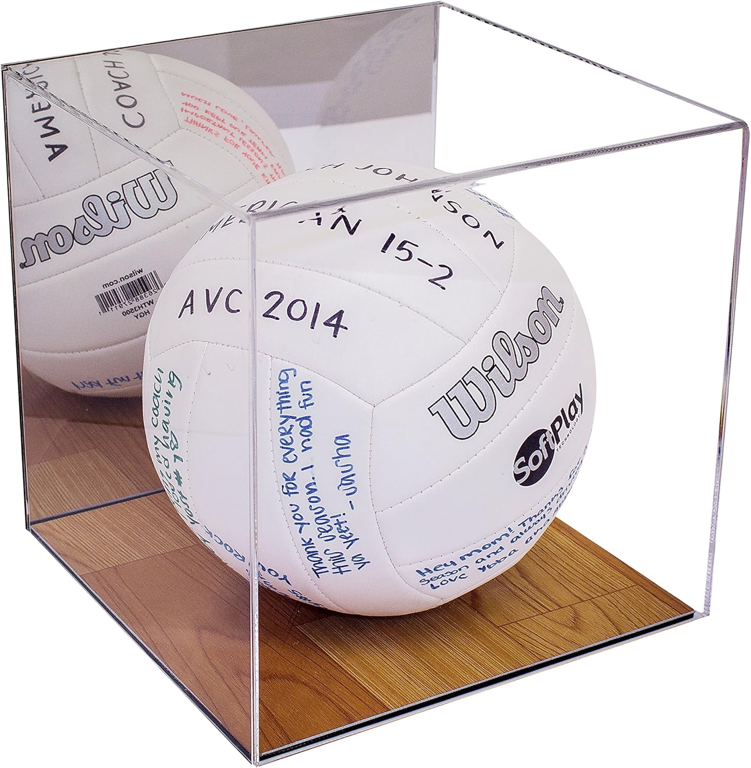 Amazon.com: Better Display Cases Acrylic Volleyball Display Case with ...