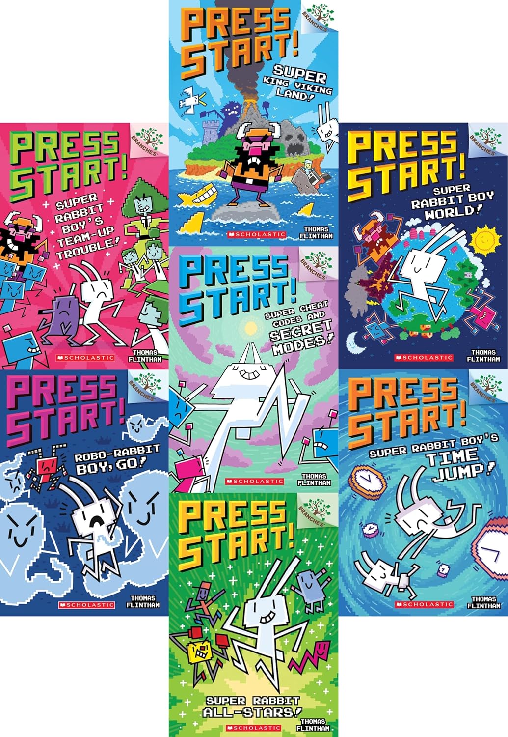 Press Start! SET II (7 Books, #7-#13): Thomas Flintham: Amazon.com: Books
