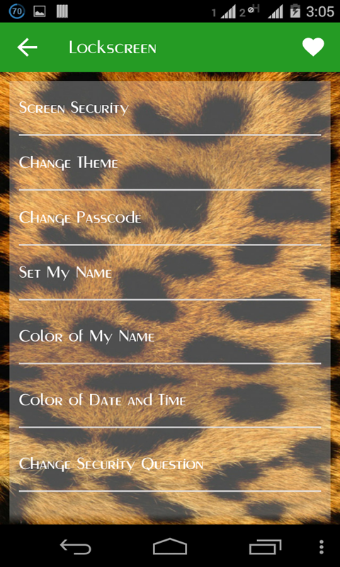 Leopard Print Lock screen:Amazon.com.br:Appstore for Android