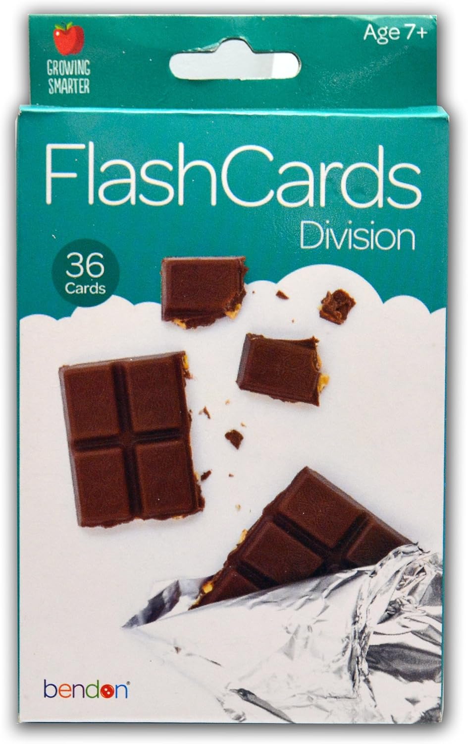 Amazon.com: Bendon Division Flash Cards Double Sided - 36 Count : Toys ...