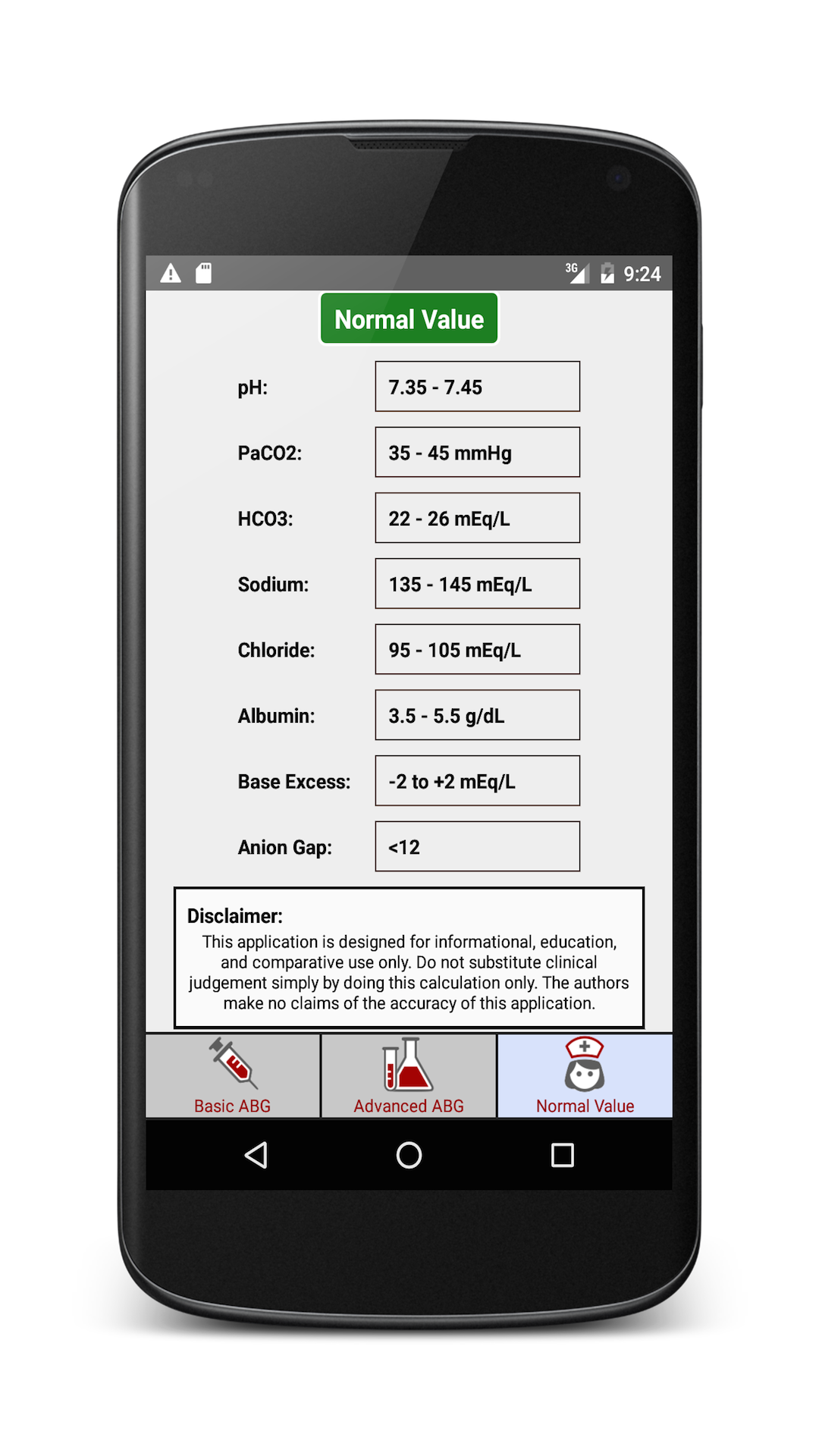 Arterial Blood Gas Pro - App on Amazon Appstore