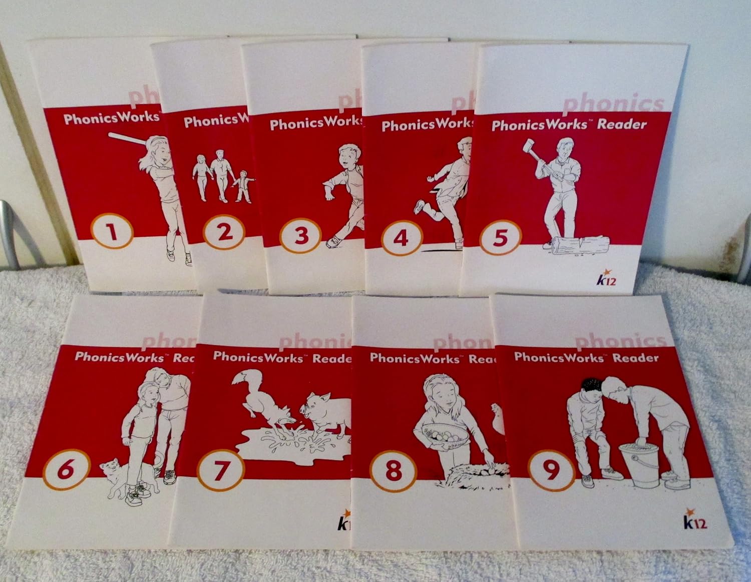 9 Volume Set Phonics - Phonics Works Reader 1-9: unknown, o: Amazon.com ...